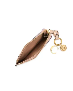 Chloé Alphabet Small Clutch - Deep Beige