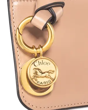 Chloé Alphabet Small Clutch - Deep Beige