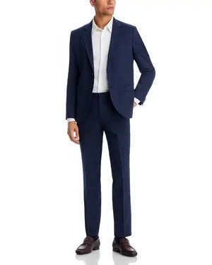 Hugo Arti Extra Slim Fit Plaid Suit Jacket - Navy