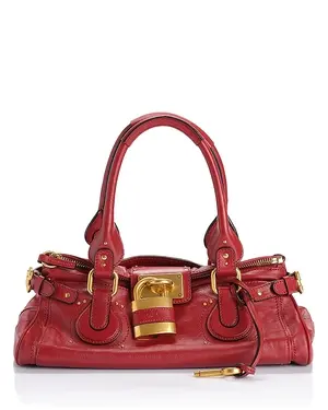 Chloé CHLOÉ Paddington Shoulder Bag Divine Red