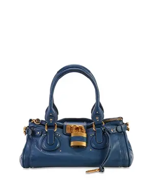 Chloé Paddington Shoulder Bag - Tapestry Blue
