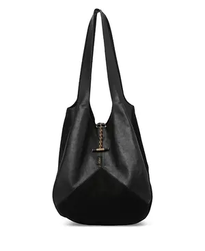 Chloé Balloon Suede Hobo Bag - Black
