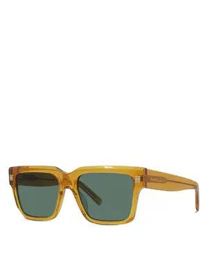 Givenchy Gv Day Square Sunglasses - Mustard/solid Green