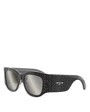 Dior Nuit S1f 55 Mm Square Sunglasses - Dhav/brng