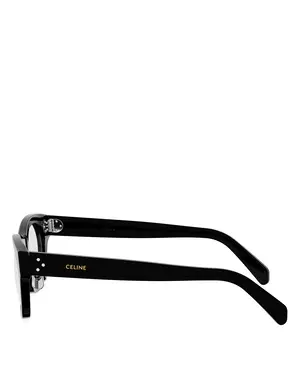 Celine 3 Dots Cat Eye Eyeglasses, 51mm