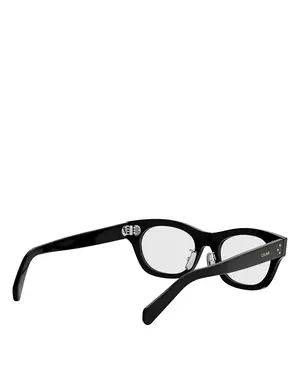 Celine 3 Dots Cat Eye Eyeglasses, 51mm