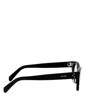 Celine 3 Dots Cat Eye Eyeglasses, 51mm