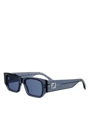Fendi Blue Square Sunglasses