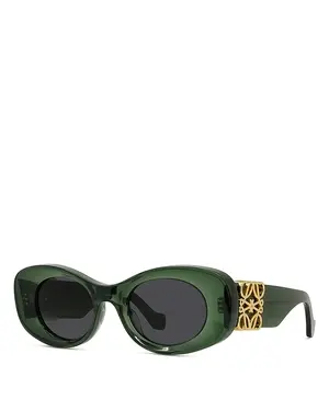 Loewe Anagram Oval 49mm Sunglasses