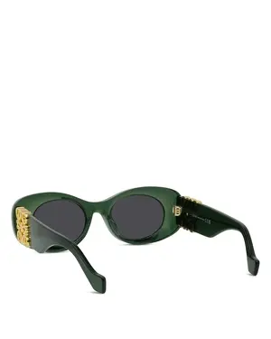 Loewe Anagram Oval 49mm Sunglasses