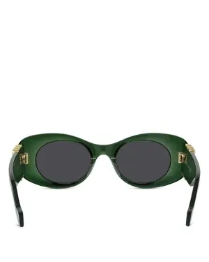 Loewe Anagram Oval 49mm Sunglasses