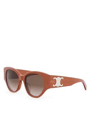 Celine Maxi Triomphe Butterfly Sunglasses, 55mm - Opaline Caramel/brown