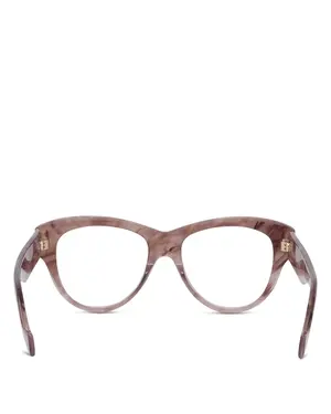 Loewe Anagram Round Eyeglasses, 52mm