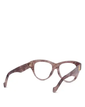 Loewe Anagram Round Eyeglasses, 52mm