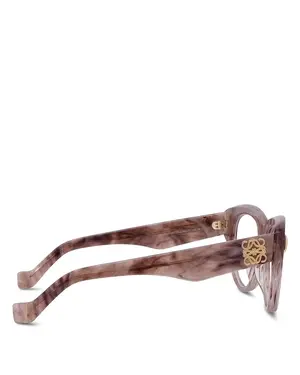 Loewe Anagram Round Eyeglasses, 52mm