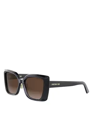 Dior Midnight S5i Square Sunglasses - Black Grey/gradient
