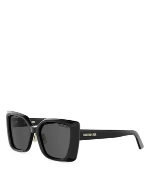 Dior Midnight S5i Square Sunglasses - Black/smoke