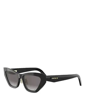 Dior Cdior B6i Cat Eye Sunglasses - Black/smoke Greay