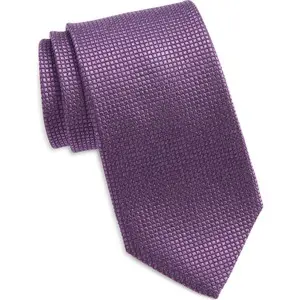 Nordstrom Textured Silk Tie - Purple