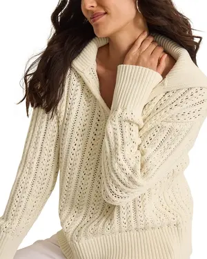 Tommy Bahama Johnny Collar Cotton Sweater