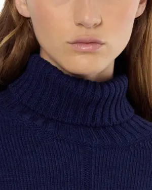 Gerard Darel Enid Turtleneck Sweater - Navy