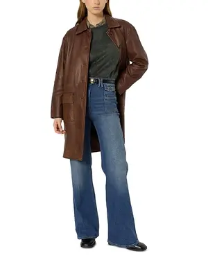 Gerard Darel Leather Outerwear For Women