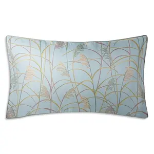 YVES DELORME Graminee Silk Decorative Pillow, 13 X 22 - Fjord