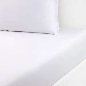 YVES DELORME Batiste Fitted Sheet, King White