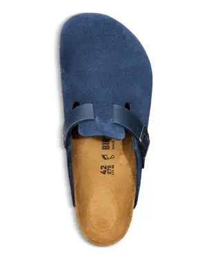BIRKENSTOCK Boston Clogs - New Navy