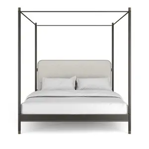 CARACOLE Campaign Bed With Canopy, King