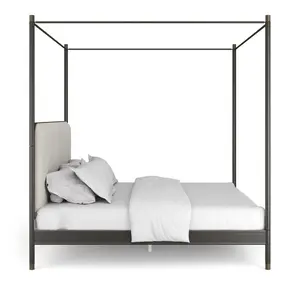 CARACOLE Campaign Bed With Canopy, King