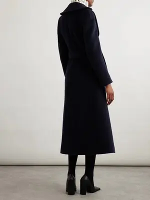 Alaïa Belted Wool Tailored Coat