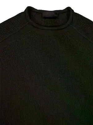 Stone Island Waffle-knit Crew-neck Sweater