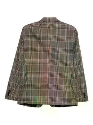 Karl Lagerfeld Checked Wool Jacket
