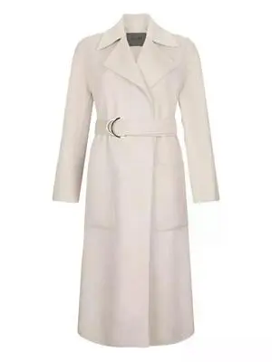 Liu Jo Belted Notched-collar Coat