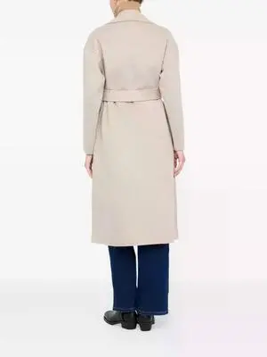 Liu Jo Belted Notched-collar Coat