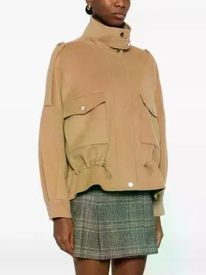Pinko Drop-shoulder Jacket - Cam Cammello