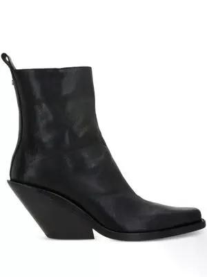 ANN DEMEULEMEESTER 75mm Calf Leather Boots
