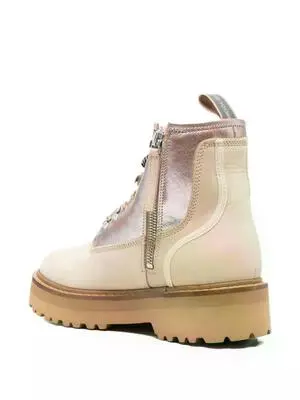 Woolrich Panelled Combat Boots