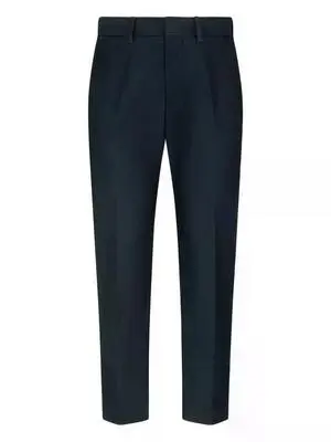 TOM FORD Cotton Straight-leg Trousers - Blue