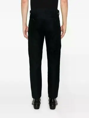 TOM FORD Cotton Straight-leg Trousers - Blue