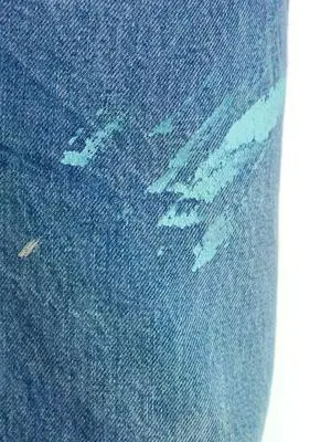 RE/DONE Paint-splatter Paneled Jeans