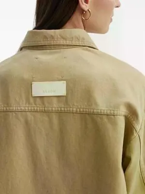 AERON Button-fastening Patch-pocket Shirt Jacket