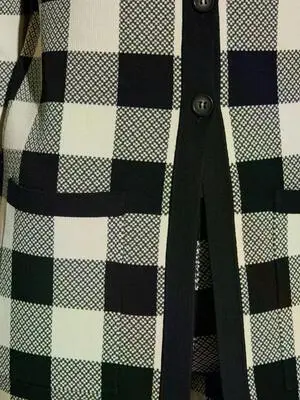 Posse Gingham Check Button Cardigan
