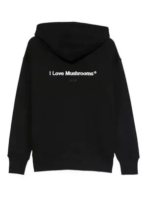MSGM Mushroom-embroidered Hoodie