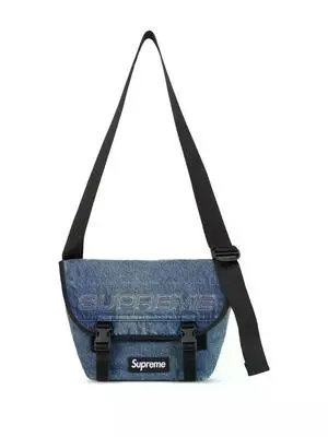 Supreme Denim Shoulder Bag - Blue