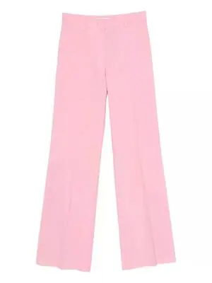 MSGM Virgin Wool-blend Wide Leg Pants