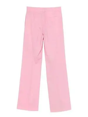 MSGM Virgin Wool-blend Wide Leg Pants