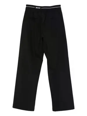 MSGM Logo-waistband Pants