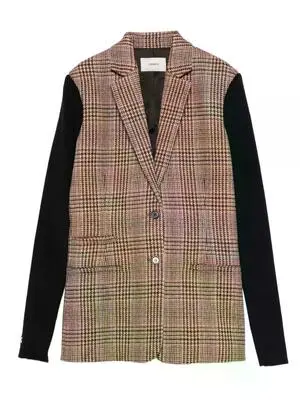 Coperni Check-pattern Paneled Jacket